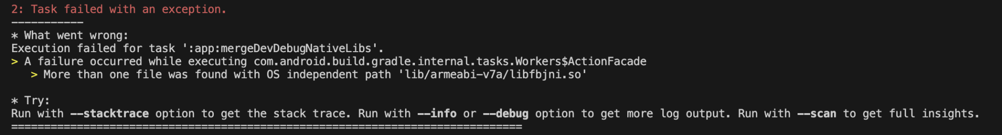 【Android】Execution failed for task ‘:app:mergeDevDebugNativeLibs’. | システムエンジニアSASAMIの開発奮闘記
